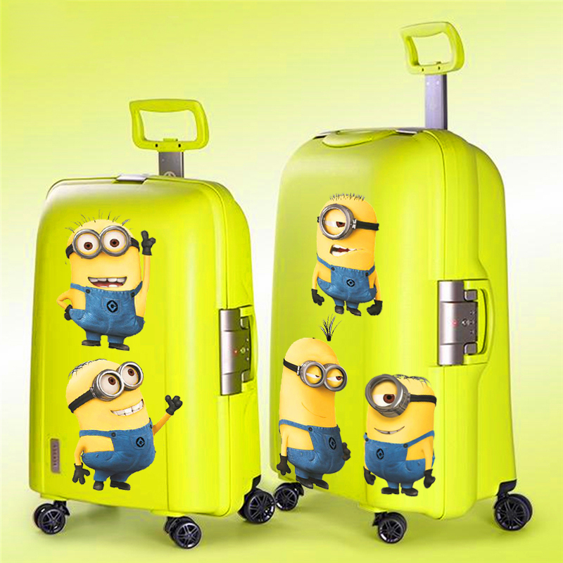 Cute 3D Small Yellow Man Movie Wall Stickers For Kids Room Home Decor ...