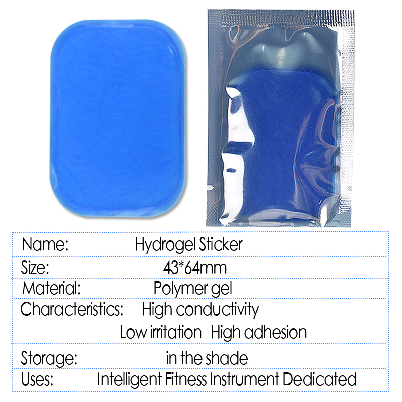 10Pcs Replacement Self adhesive Hydrogel Sticker Gel Patch Electrode ...